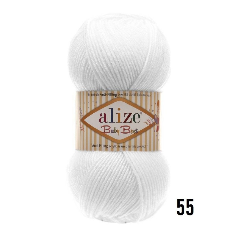 ALIZE BABY BEST Χρώμα BABY BEST 01